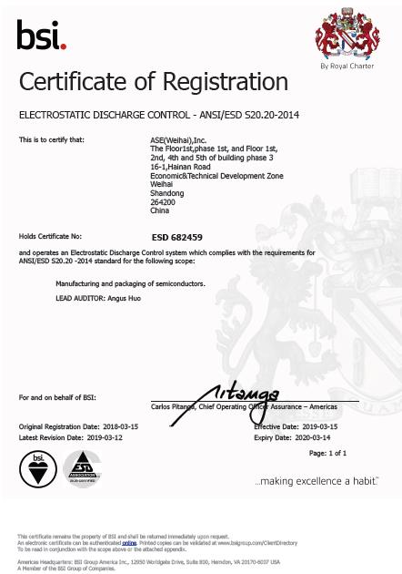 Certification - ATXWH